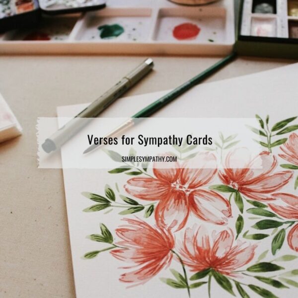 Verses for Sympathy Cards - Simple Sympathy